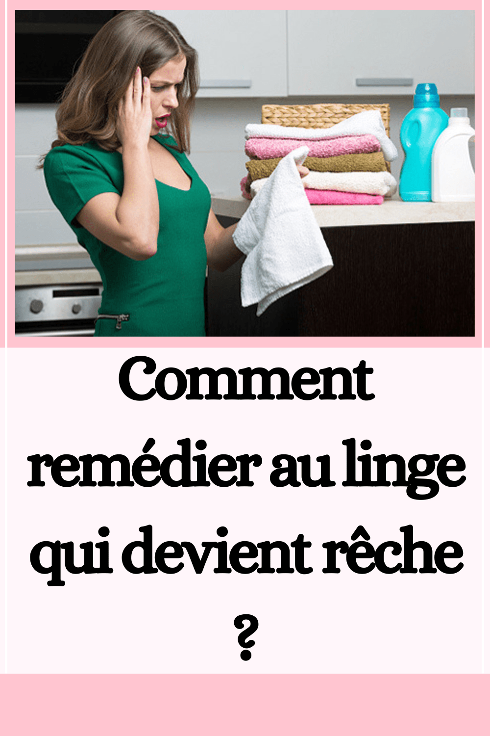On sait pourquoi votre linge est rêche - et il y a une solution ...