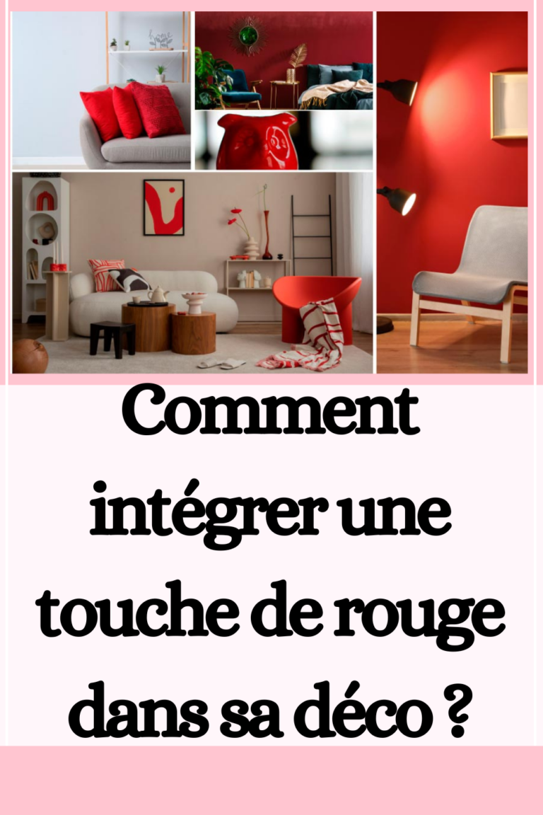 Pourquoi il faut ajouter du rouge dans votre déco